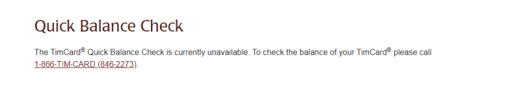 How to Check Your Tim Hortons Gift Card Balance: A Step-by-Step Guide